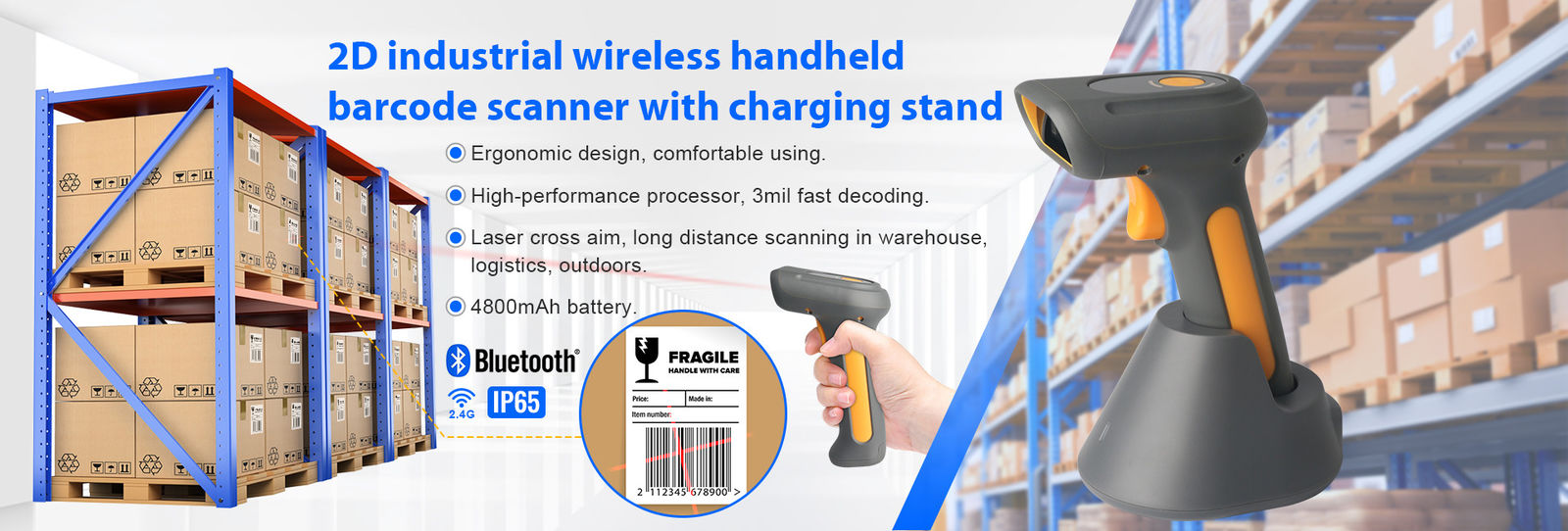 Qualité Barcode Scanner de poche & lecteur de codes barres sans fil ...